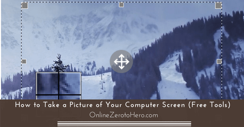 How to Take a Picture of Your Computer Screen (Free Tools)