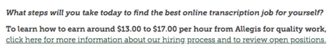 Allegis Transcription Review – Worth Your Time? (Yes, IF…) | Online ...