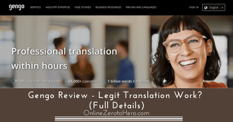 Gengo Review – Legit Translation Work? (Full Details)
